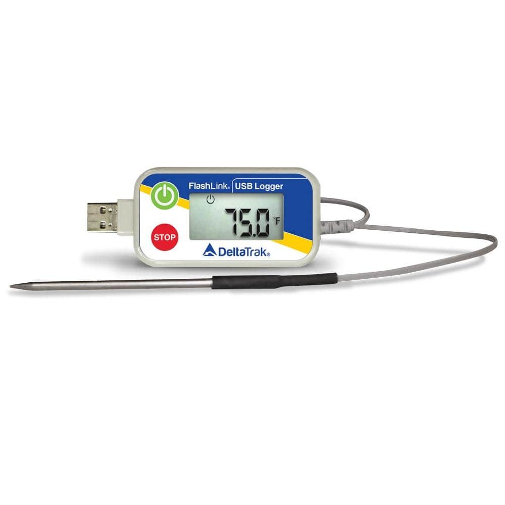 DeltaTrak 20902: FlashLink Reusable USB Temperature Data Logger with ...