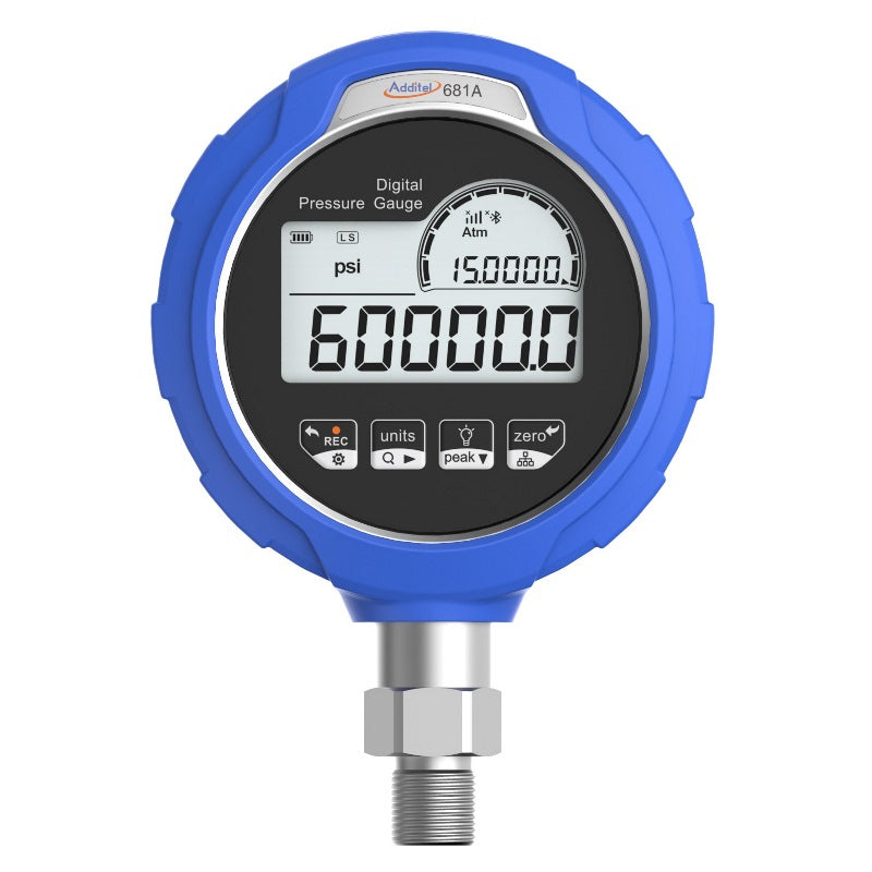 Additel ADT681A Digital Pressure Gauge, Range 0 to 60000psi (4200bar)
