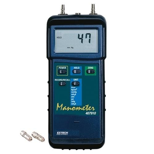 Extech 407910 Heavy Duty Differential Pressure Manometer (29psi)