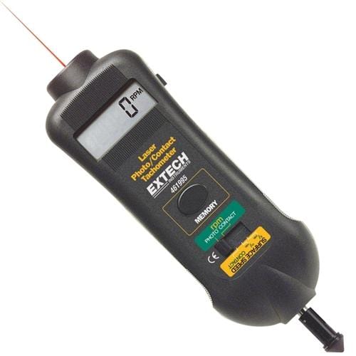 Extech 461995 Combination Contact/Laser Photo Tachometer