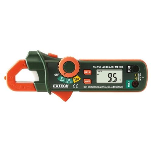 Extech MA150 200A Mini AC Clamp Meter + NCV Detector