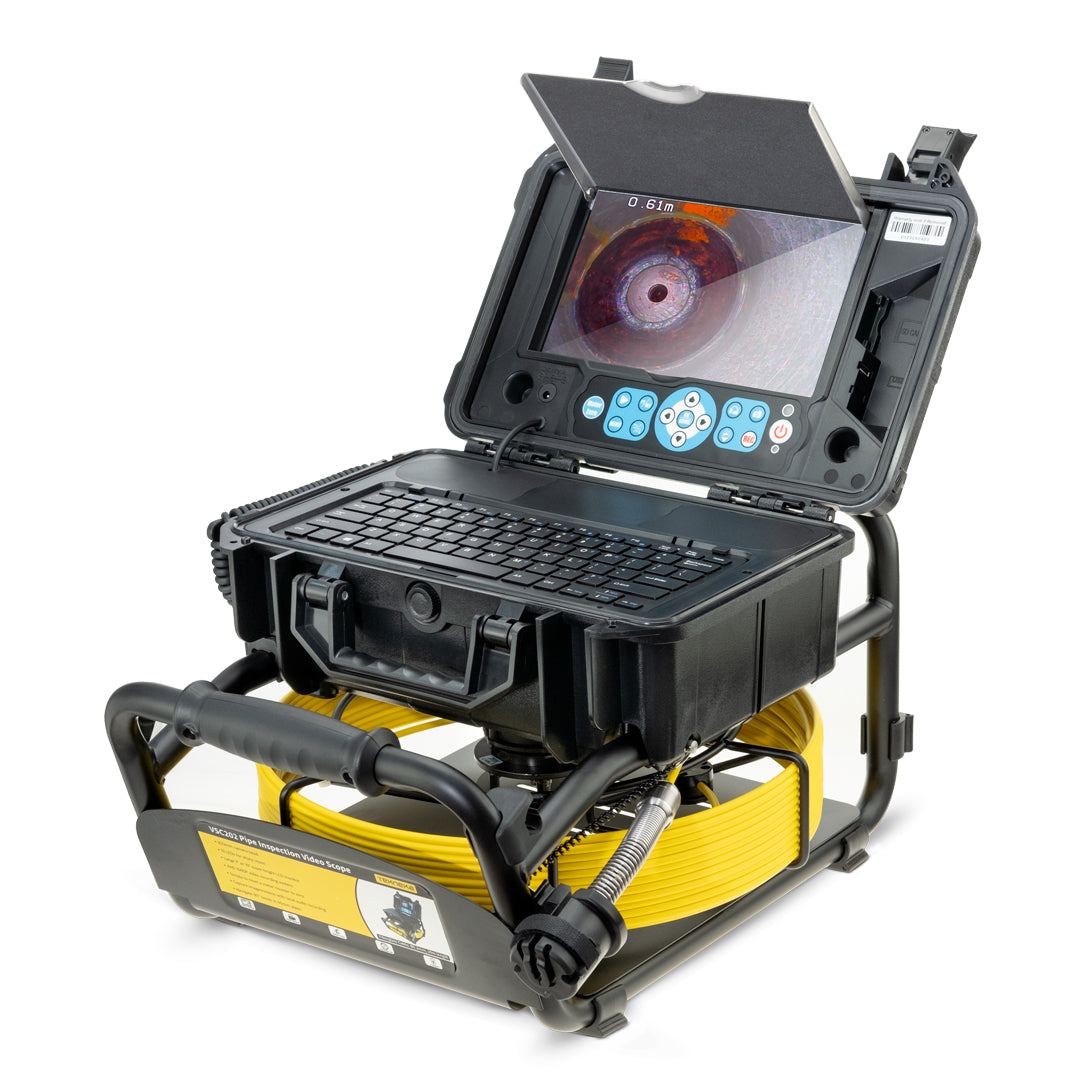 Tekneka VSC203-C6 Pipe Inspection Video Scope, 30 Meter Cable Length